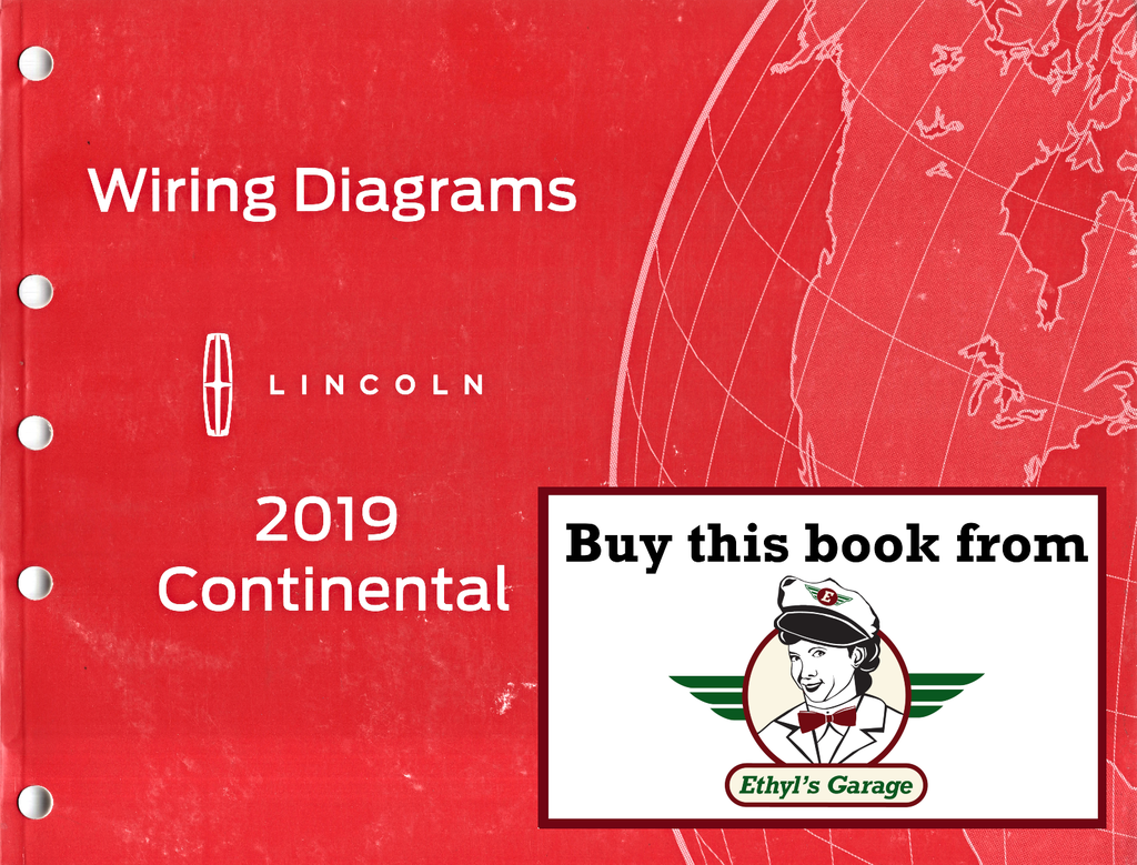 2019 Ford Lincoln Continental Electrical Wiring Diagrams Manual